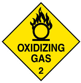 OXIDIZING GAS 2 - SIgn – Ultimate Safety Supplies